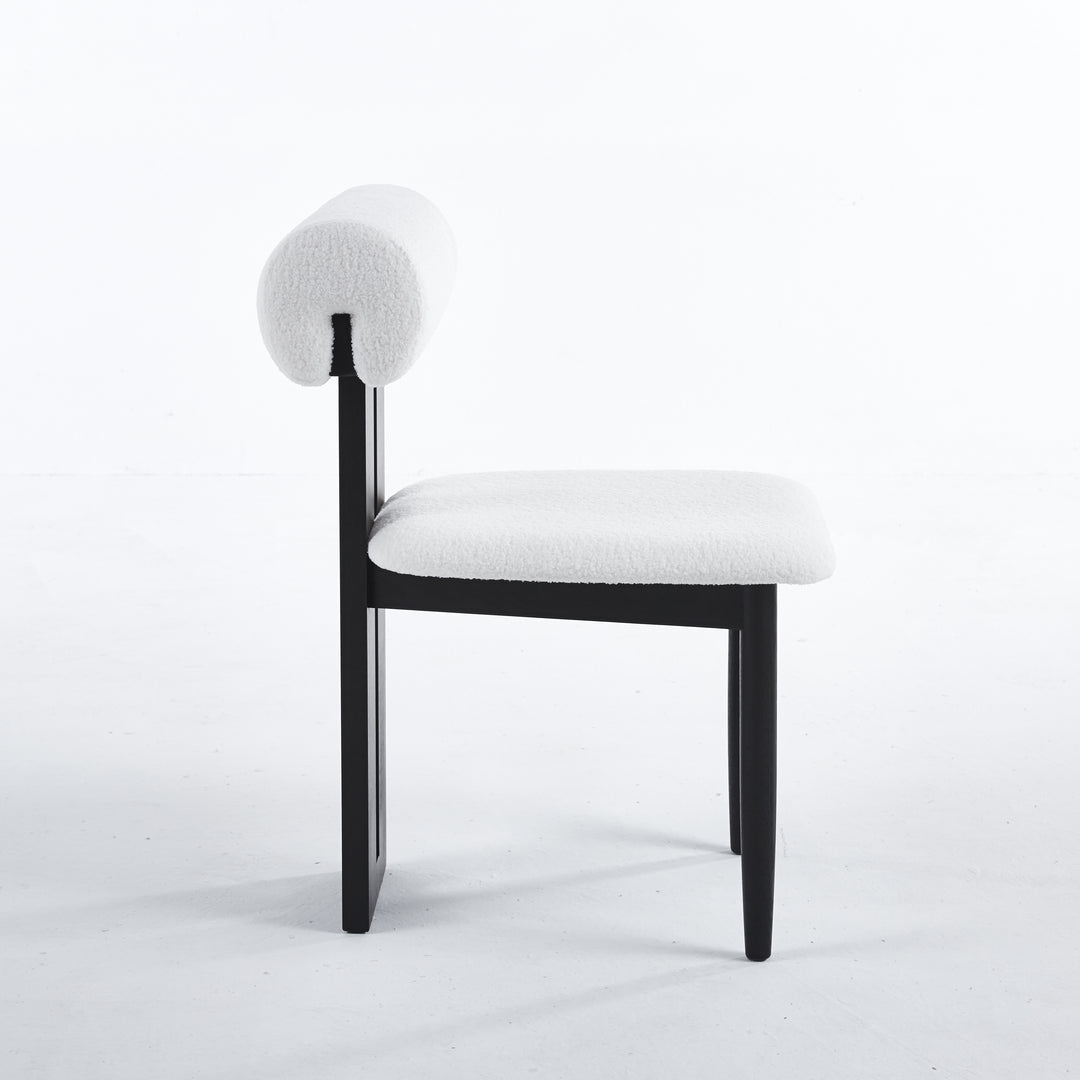 BOBA BOUCLE DINING CHAIR – Lush Interiors