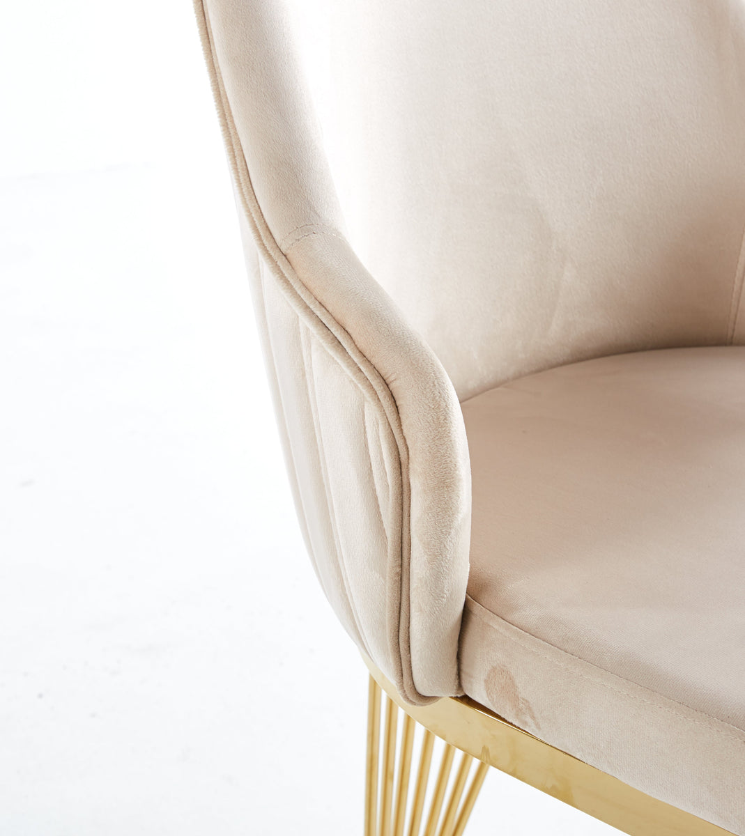 Lanvin Cream Velvet Dining Chair – Lush Interiors